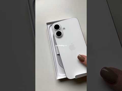 iPhone 16 White (256GB) Unboxing – New iPhone, Same Magic?