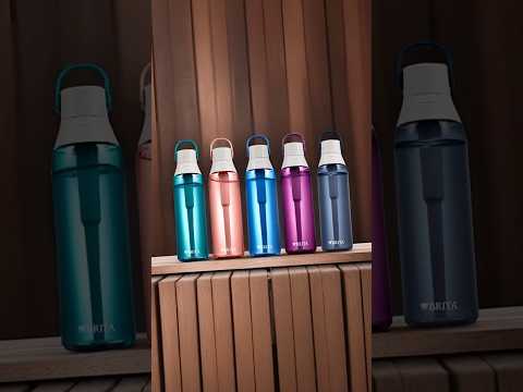 Brita Filter Water Bottle Review | Best Reusable BPA-Free Bottle? 26oz Leakproof Test | StepStyle