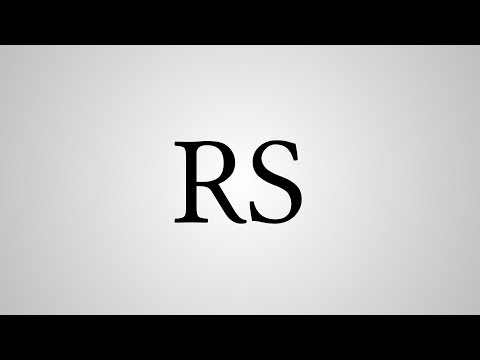 What Does "RS" Stand For?