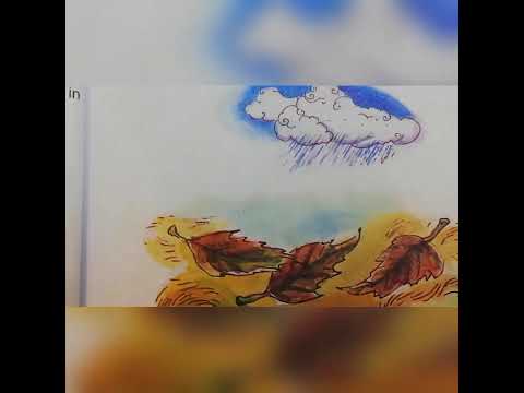 Poem " Colors around me" |snow| sky |sea |flowers | rain |leaves | autumn| poem for kids in English