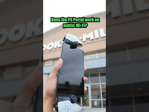 Will the PS Portal work on public Wi-Fi?