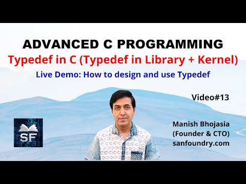Typedef in C & how to Design using Typedef | Sanfoundry