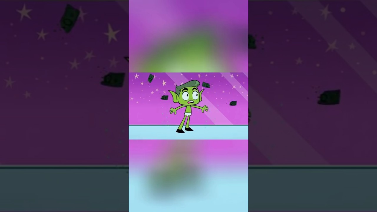 Cyborg MAKES Beast boy Naked! #reels #teentitansgo #funny #dc #cartoon #shorts
