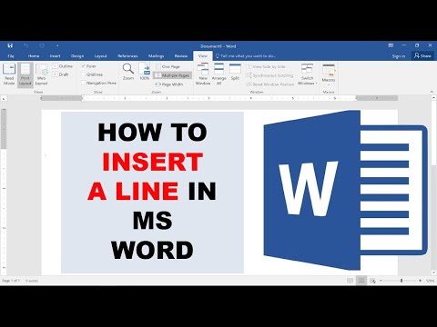 How To Insert a Line in Word (2023)