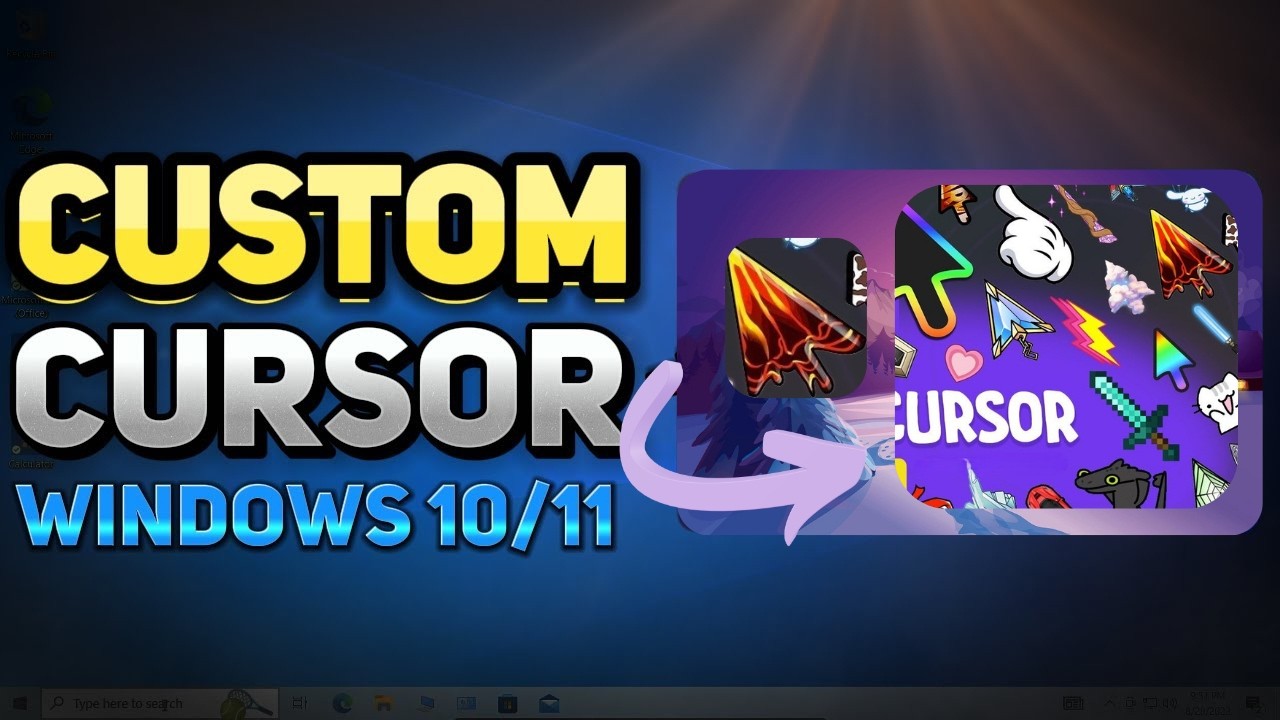 Customize windows 11,10 | Cursor Rapidly