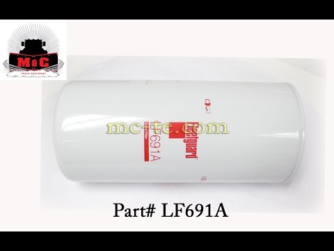 Fleetguard Spin On Oil Filter LF691A