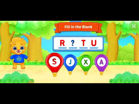ABC Fun: Fill in the Blank Learning Game for Kids