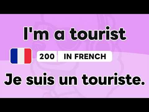🇫🇷 200 French Phrases 49 Patterns for Beginners Part 1