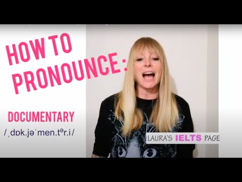 Learn how to pronounce 'documentary' in British English.
