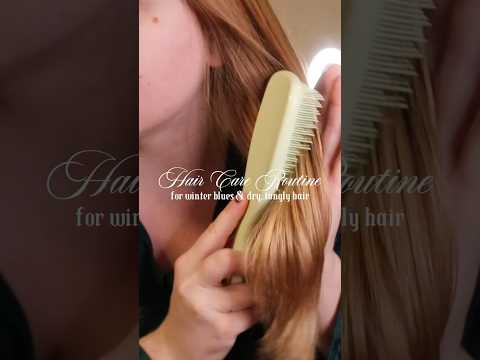 Winter Hair Care | Tangled Hair Tutorial with @Tangleteezeruk #winterhaircare #hairroutine