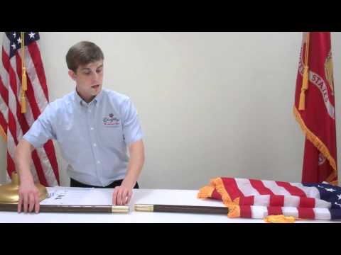 How To -- Presidential Ceremonial Flag Set Assembly LibertyFlags.com