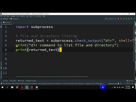 How to Run a Shell Command and Get The Output in Python