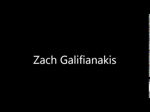 How to Pronounce Zach Galifianakis