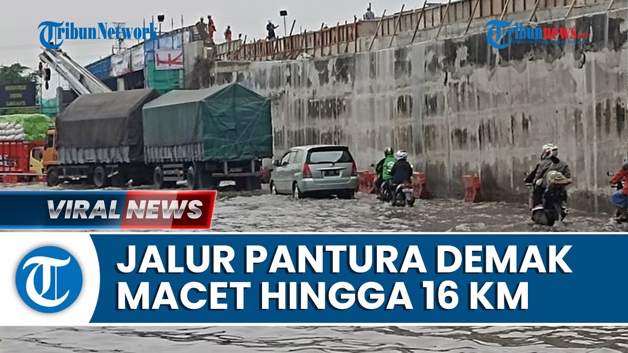 Banjir Semarang Tak Kunjung Surut, Arus Lalu Lintas di Jalan Arteri ...