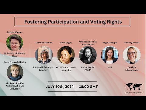 FOSTERING PARTICIPATION AND VOTING RIGHTS