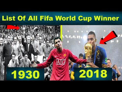 FIFA World Cup Winners List from 1930 to 2022 | FiFA World cup 2022 #fifaworldcup2022