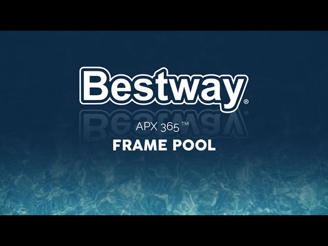 APX365™ Winterfester Solo Pool ohne Zubehör 732 x 366 x 132 cm, Marmor-Optik (Dunkel), eckig ...