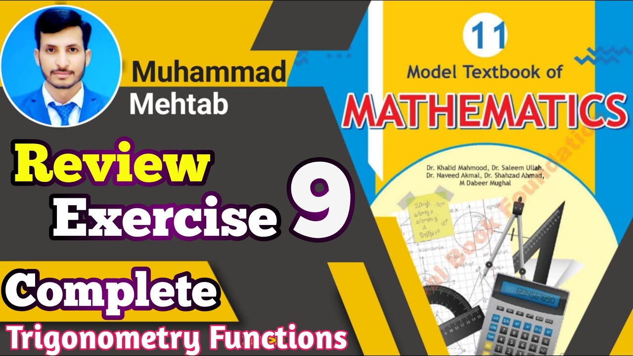 Review Exercise 9 Class 11 NBF | National book foundation | Calculus Corner