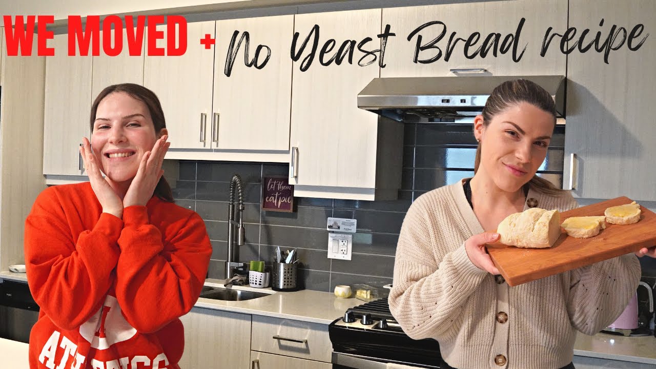 WE MOVED!! + THE BEST ITALIAN NO YEAST RUSTIC BREAD