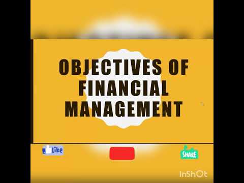 Objective of financial management