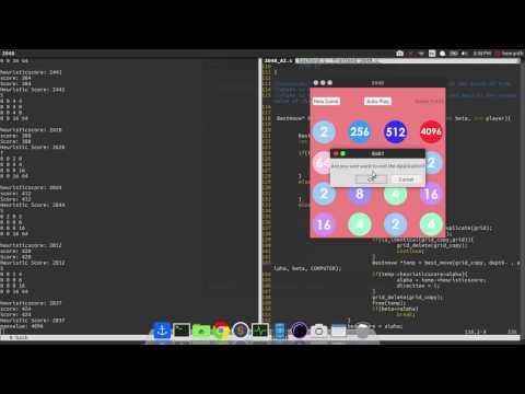 2048 Game Auto Solver