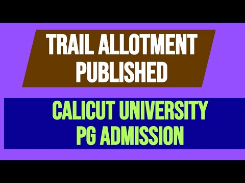 🎓 Calicut University PG Trial Allotment 2025 Published | How to Check & What to Do Next? ✅