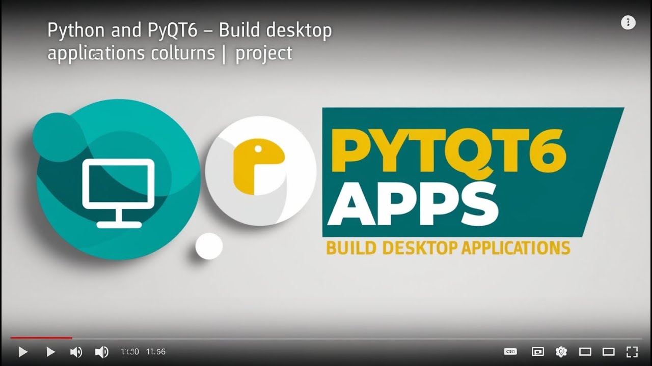 Python and PyQt6 - Build Desktop Applications | Project