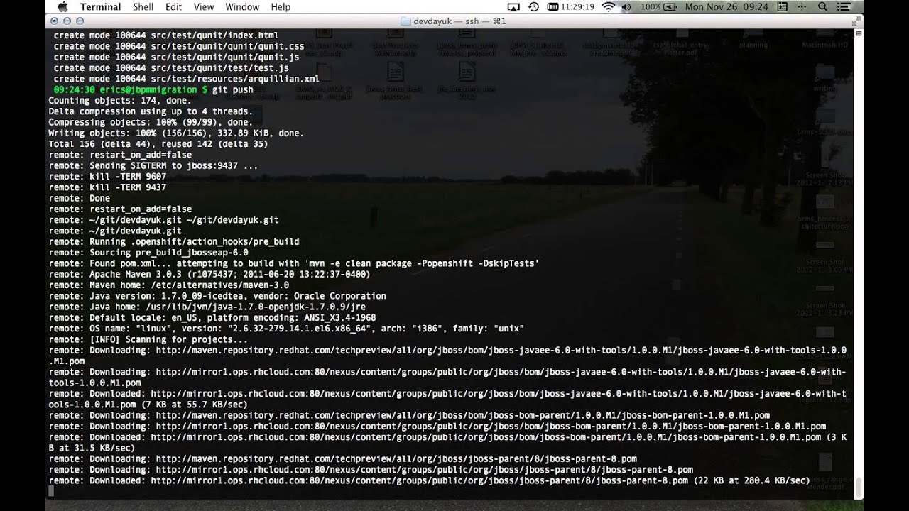 Advanced Java & JBoss in the Cloud - OpenShift Command Line Demo