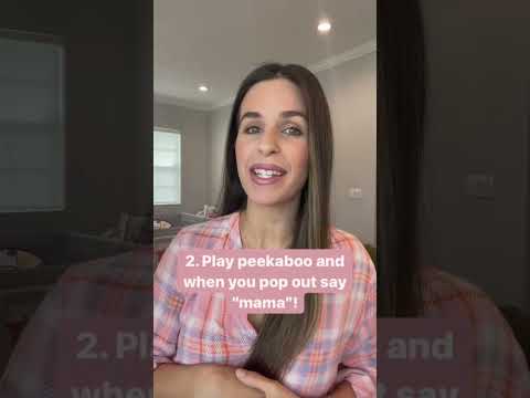 Teach your baby how to say "mama" | Tips from a speech therapist TinyTalkersSpeech.com