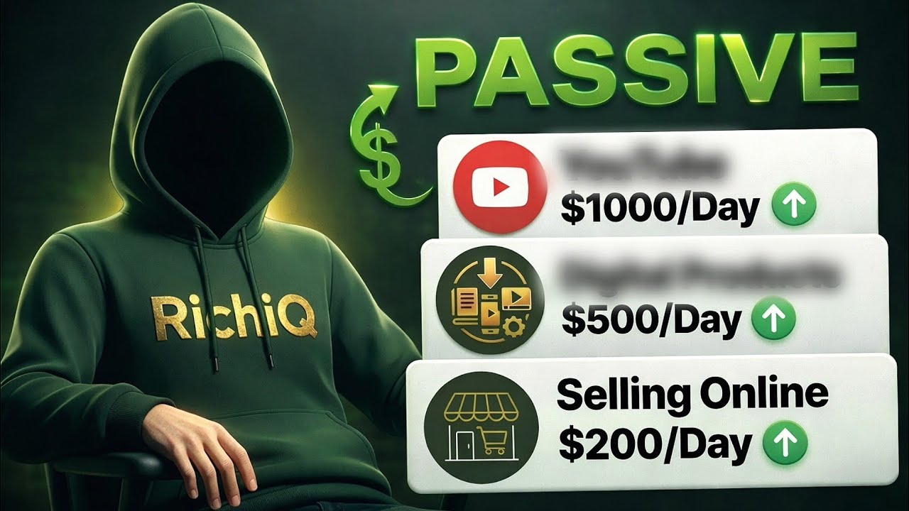 5 EASY Passive Income Ideas (Up to $500/Day)