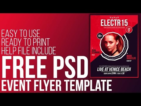 Free PSD | Event Flyer Template | Ready to Print | Free Download
