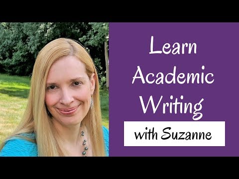 Learn Academic Writing with Suzanne