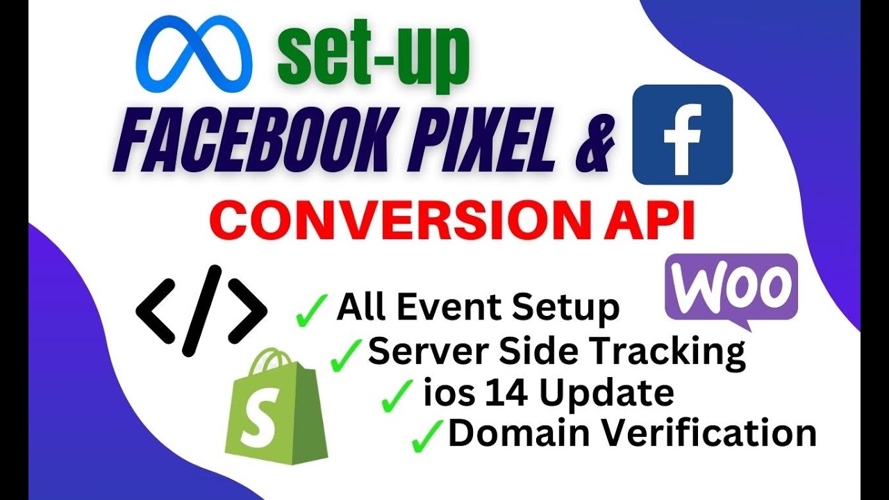 I will setup facebook pixel, conversion API ios14 update, server side tracking with GTM