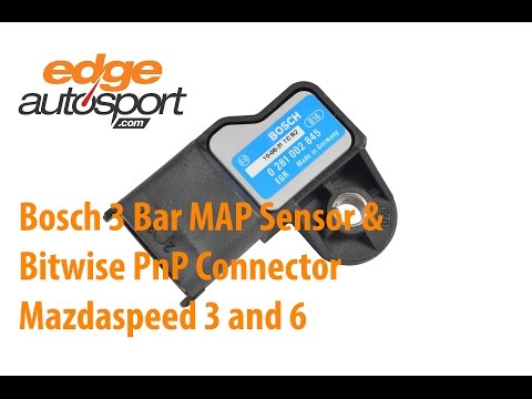 Bosch 3 Bar MAP Sensor and Bitwise Connector Mazdaspeed 3/6