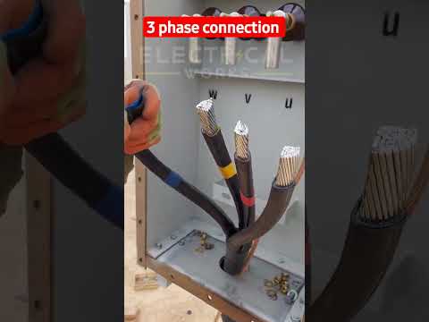 3 phase transformer || 185mm cable #electrical_works #cabletermination #cableinstallation