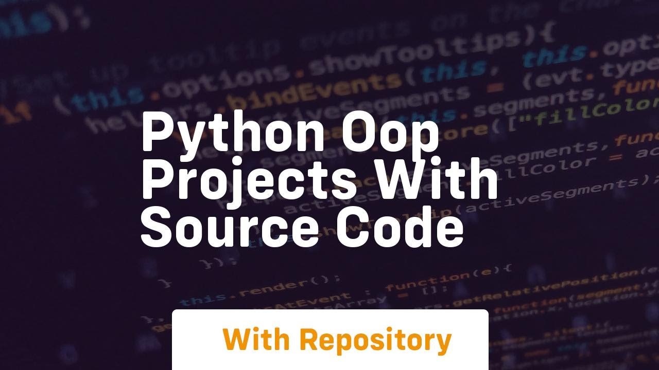 python oop projects with source code