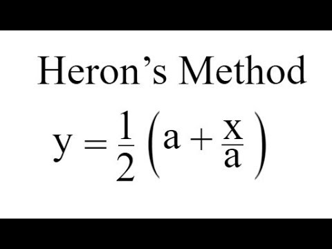 Gr9 Math - 105 - Heron's Method