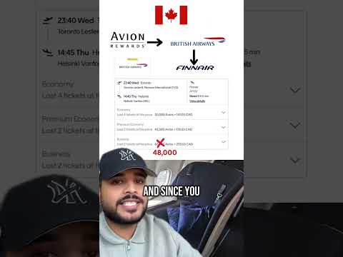 How to fly in business class using points? Toronto to Finland (Business Class) for just 48,000