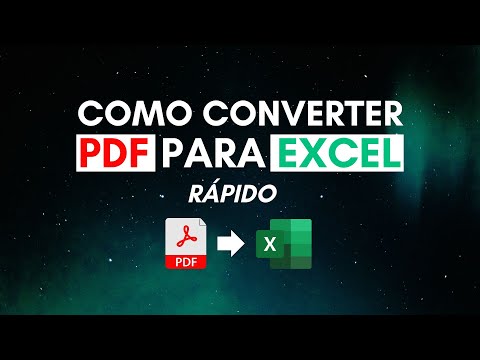 Como converter PDF em Excel fácil e rápido