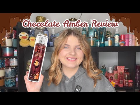 Chocolate Amber Fragrance Mist Review and Comparison | Bath and Body Works Fragrance Review