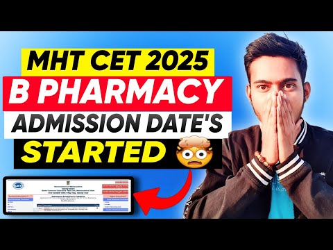 🔴 B PHARMACY ADMISSION PROCESS 2025 🔥 || MHT CET 2025 || B PHARMACY ADMISSION!!