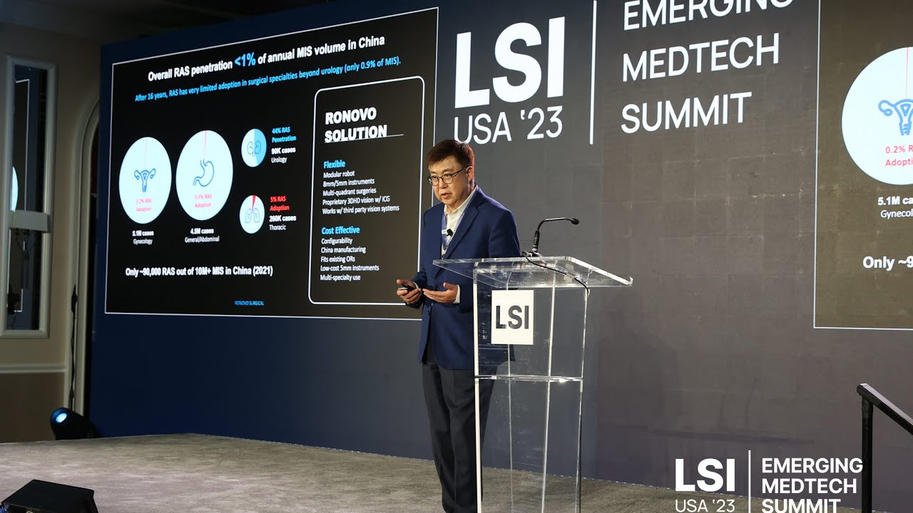 John Ma Presents Ronovo Surgical at LSI USA ‘23 - Life Science Intelligence