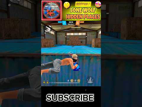 FREE FIRE Lone Wolf Hidden Places π± | secret places in free fire π€© |