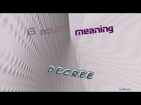 decree - 17 nouns synonym of decree (sentence examples)