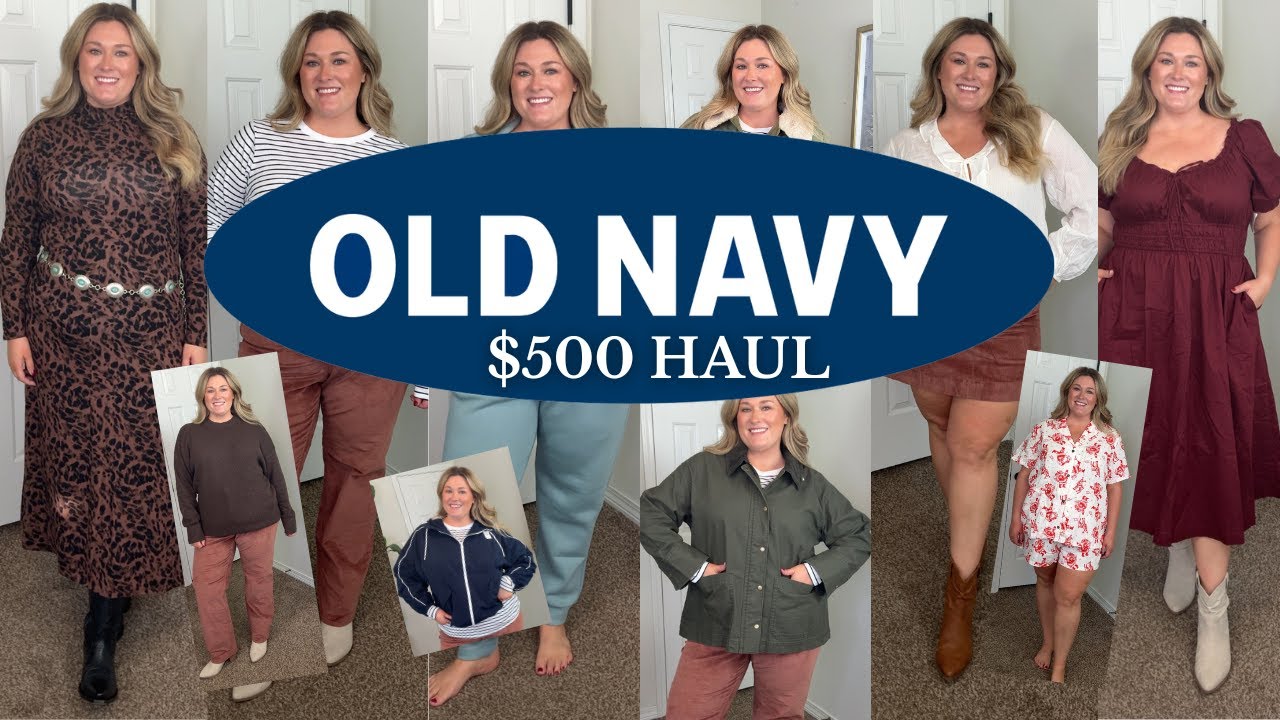 $500 OLD NAVY FALL HAUL (size XL/XXL/18)