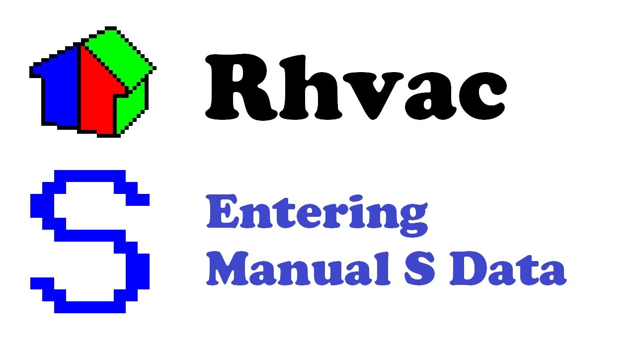 Elite Software Rhvac for ACCA Manual J, D, and S Calculations - Entering Equipment Data for Manual S