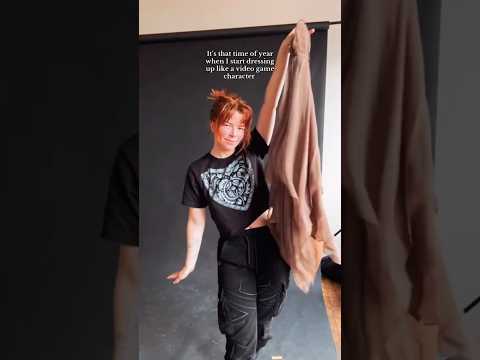 Dressing up like a video game character