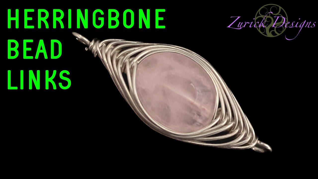 Wire Wrapping Tutorial- Easy Herringbone Weave Bead Links