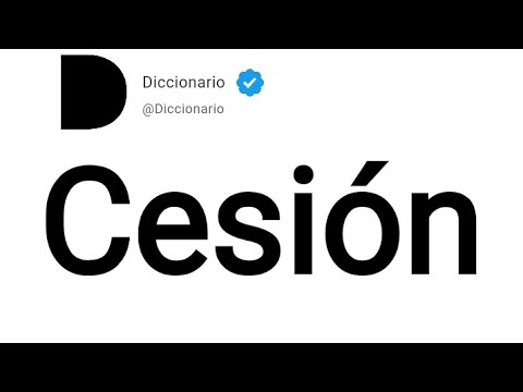 Cesión Significado En Español