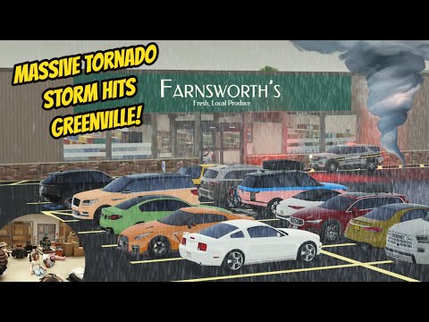 Greenville, Wisc Roblox l *MASSIVE* TORNADO Storm DESTROYS TOWN Update Roleplay